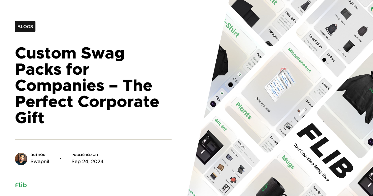 Custom Swag Packs for Companies – The Perfect Corporate Gift | Flib