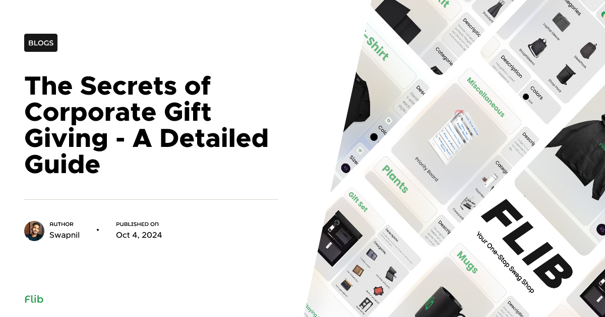 The Secrets of Corporate Gift Giving - A Detailed Guide | Flib